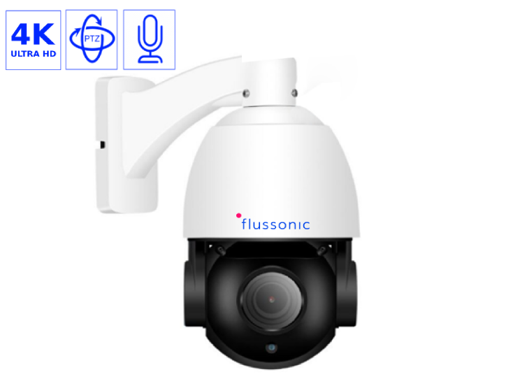 4k 8MP Outdoor Dome CCTV Camera with varifocal lens and x25 zoom